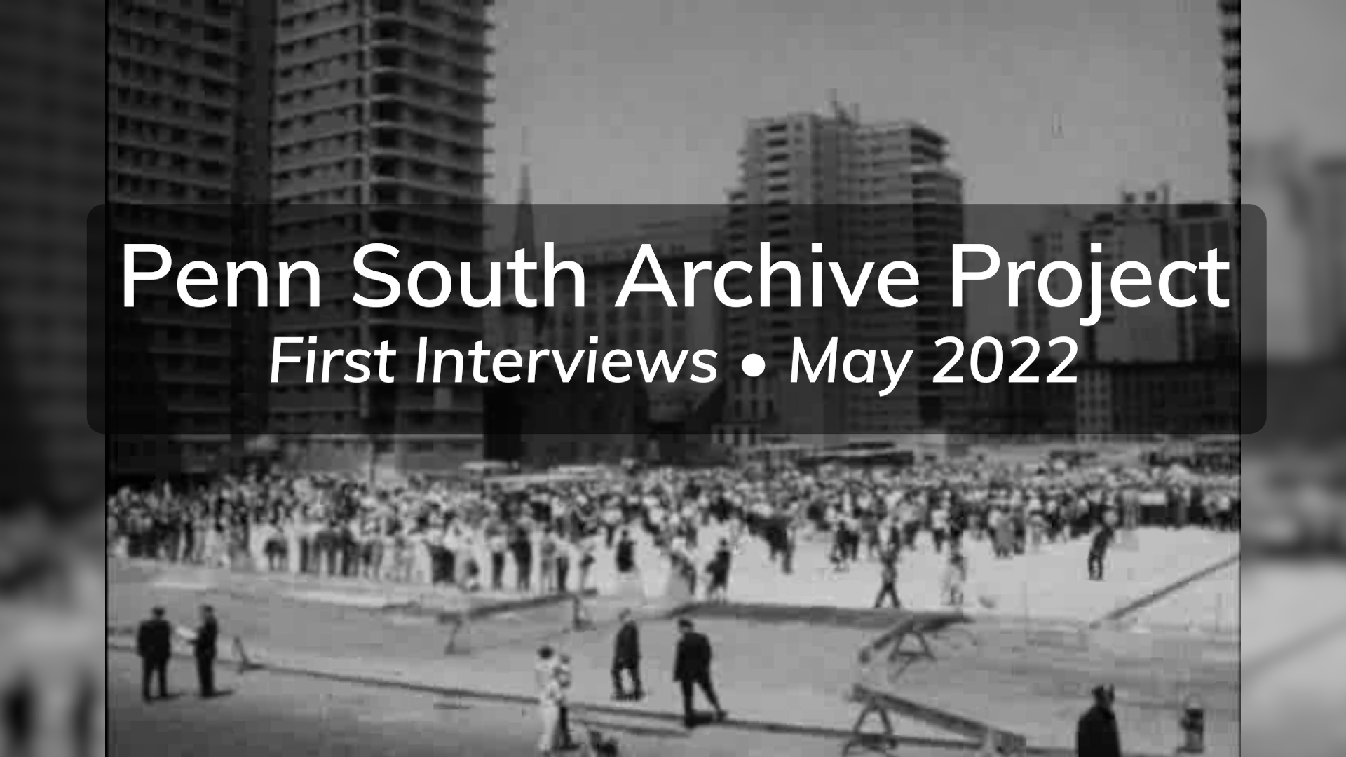 Penn South Archive Project | Ruth Sergel